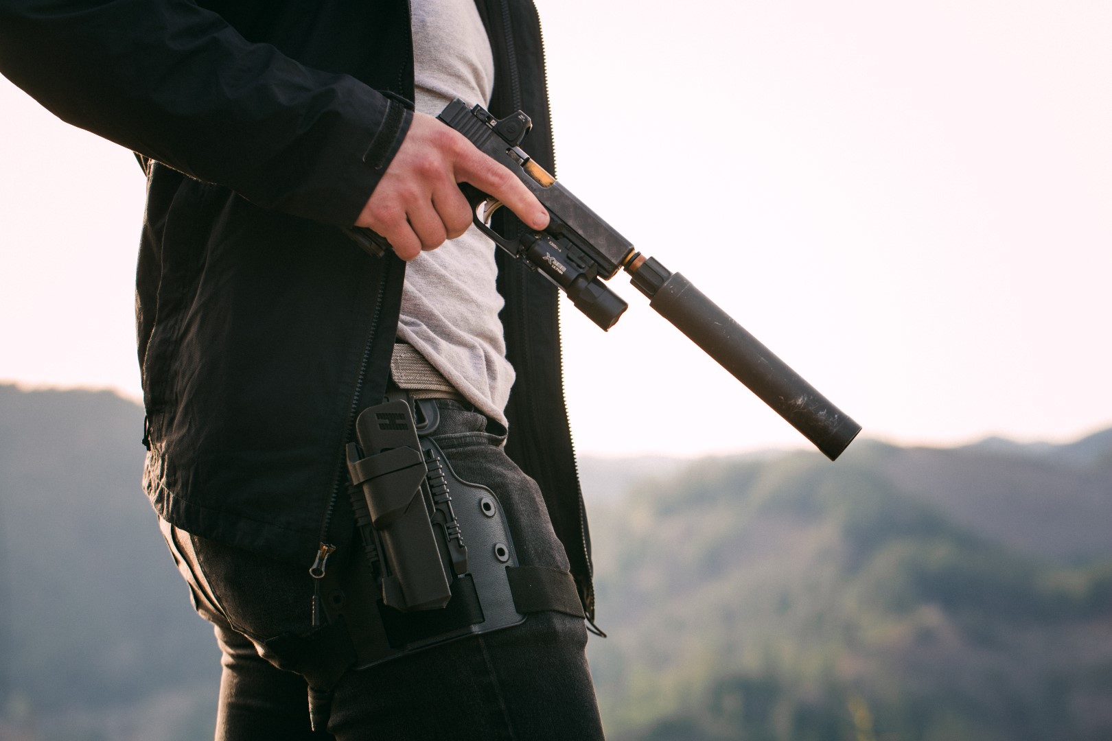 HUSH Holster - Universal Suppressor Compatible Holster - HUSH HOLSTERS